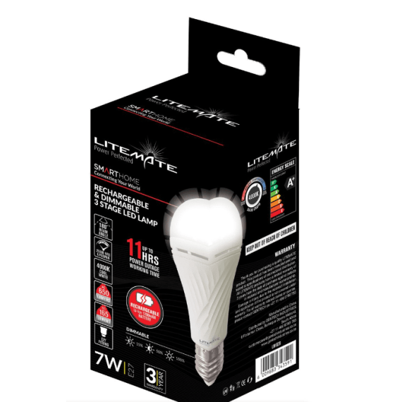 Litemate LED Rechargeable & dimmable 7W | Agrimark