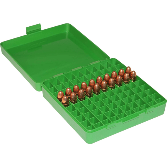 MTM 380/9MM Cal 100 Round Flip-Top Ammo Box | Agrimark