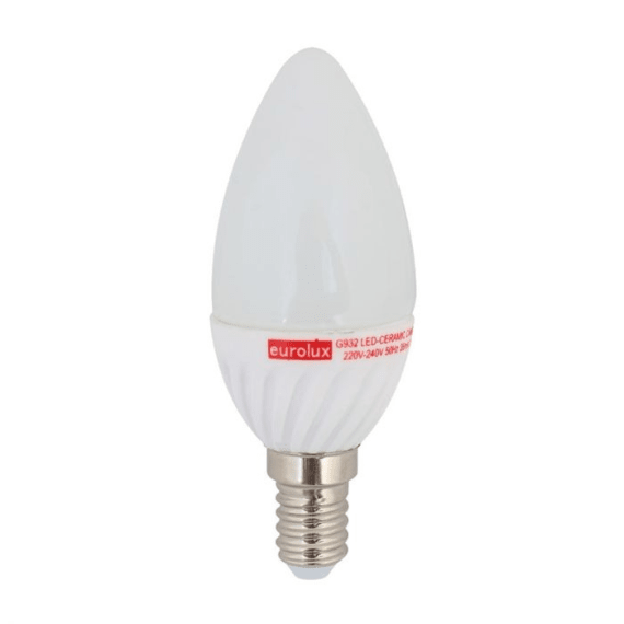 Eurolux Globe Led Candle 7w E14 Ww | Agrimark