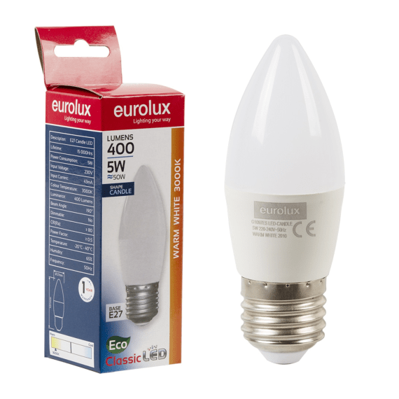 Eurolux LED Candle Core 5W | Agrimark