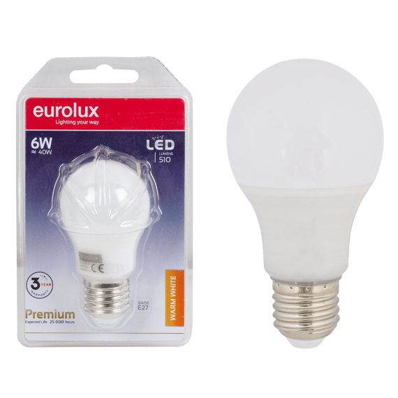 Eurolux Lamp Led 6W Es WW | Agrimark