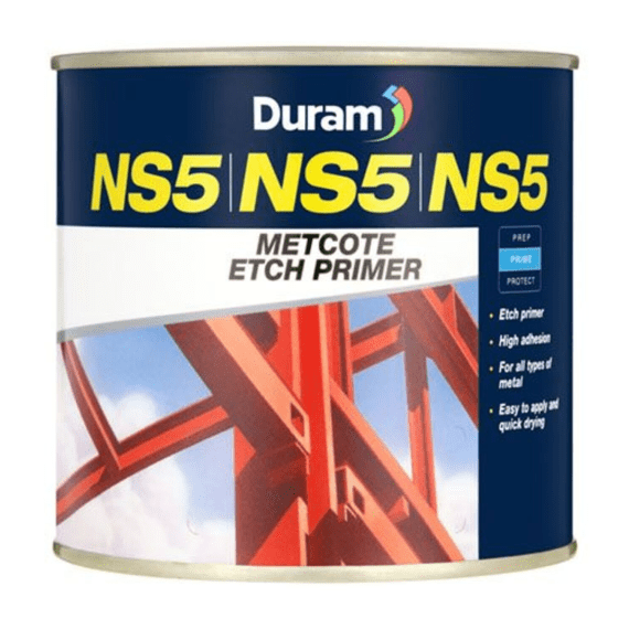 Duram NS5 Metal Etch Primer Red 500ml | Agrimark