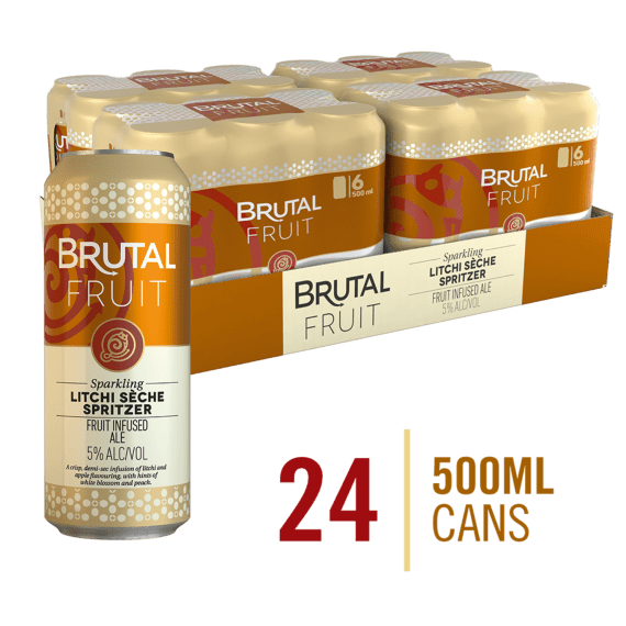 Brutal Fruit Litchi Seche Can 500ml | Agrimark