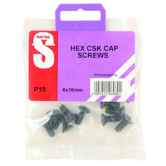 Safetop Hex CSK Cap Screws | Agrimark
