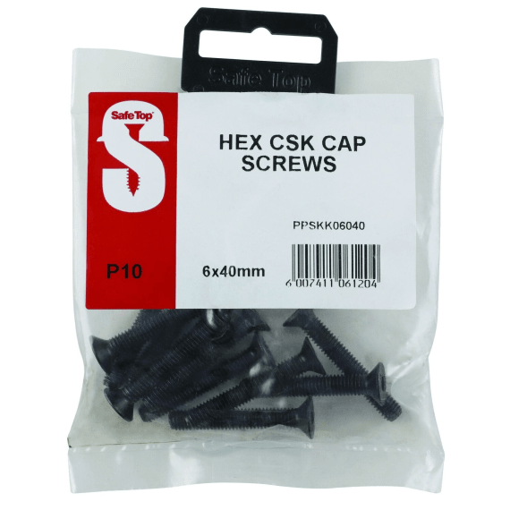 Safetop Hex CSK Cap Screws | Agrimark