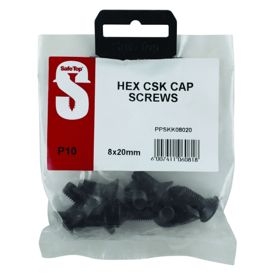 Safetop Hex CSK Cap Screws | Agrimark