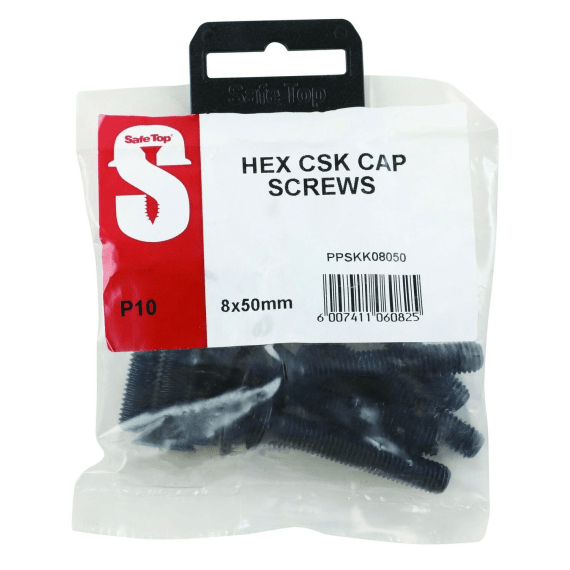 Safetop Hex CSK Cap Screws | Agrimark