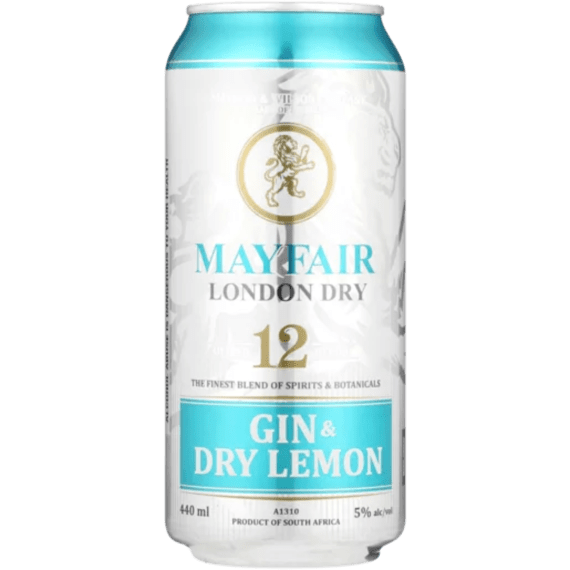 Mayfair Gin & Dry Lemon Cider 440ml | Agrimark