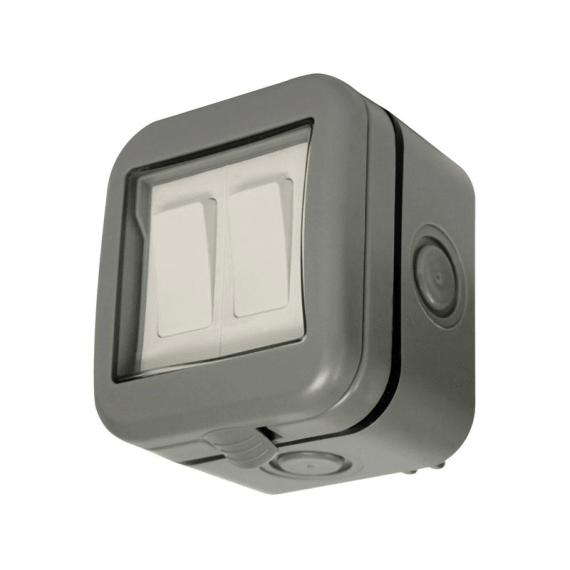 Masterplug Switch Dbl 2 Way Switch Ip55 | Agrimark