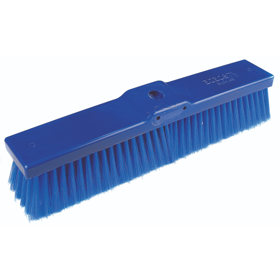 Academy Broom Soft Blue Hygiene 460mm | Agrimark