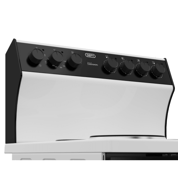Defy 60cm 4 Plate Electric Stove White | Agrimark
