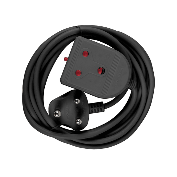Electricmate Black Extension Lead 16A | Agrimark