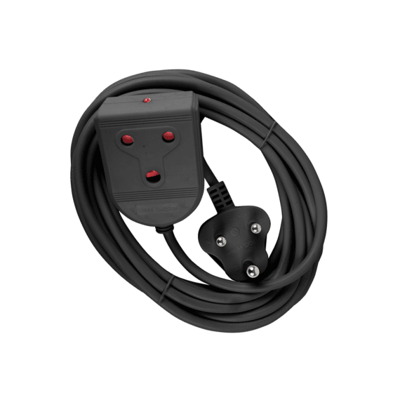 Electricmate Black Extension Lead 10A | Agrimark
