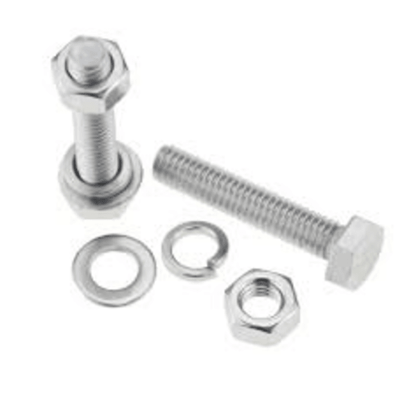 Safetop Screw & Nut Set Galv 6x65mm 5pk | Agrimark