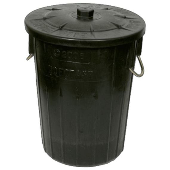Atlas Refuse Bin + Lid And Metal Handles | Agrimark