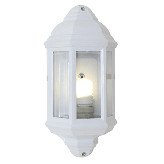 Eurolux Wall Lantern 4panel Wht Up/facing | Agrimark