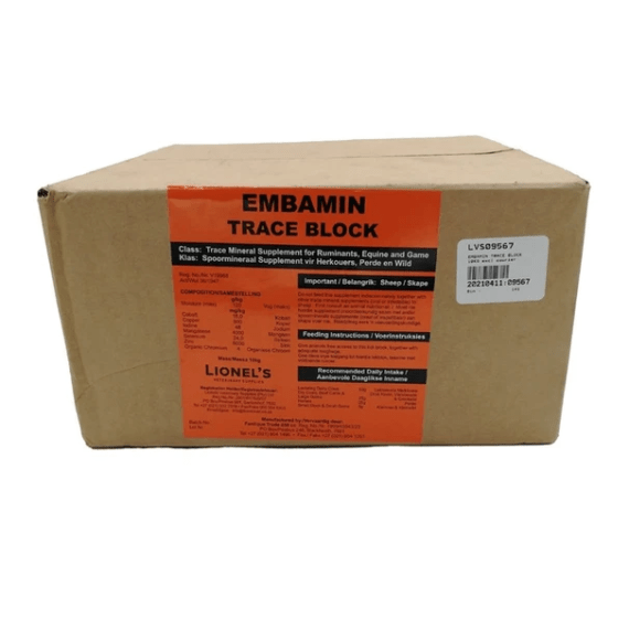 Lionels Embamin Trace Blocks | Agrimark