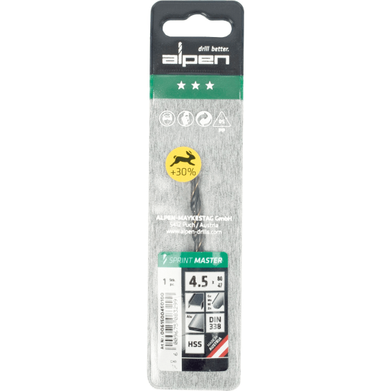 Alpen Drill Bit HSS Sprint Master | Agrimark