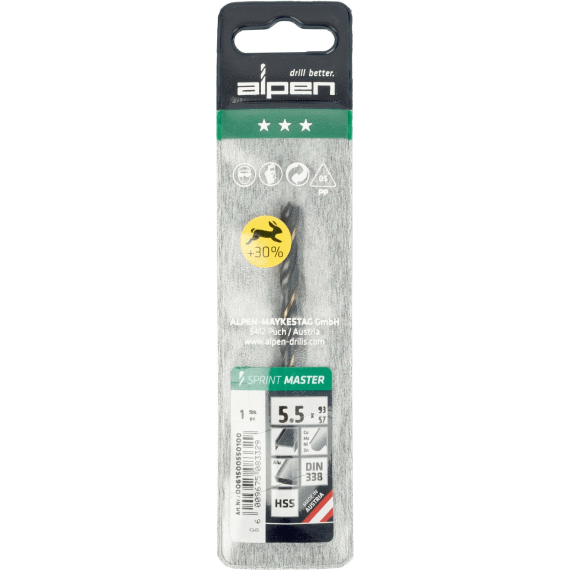 Alpen Drill Bit HSS Sprint Master | Agrimark