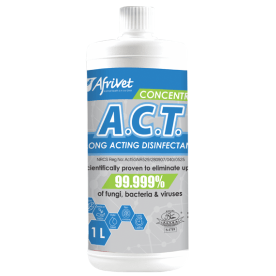 Afrivet Act Long Acting Disinfectant 1lt | Agrimark