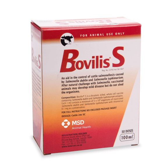 MSD Vaccine Bovilis S 50D 100ml | Agrimark