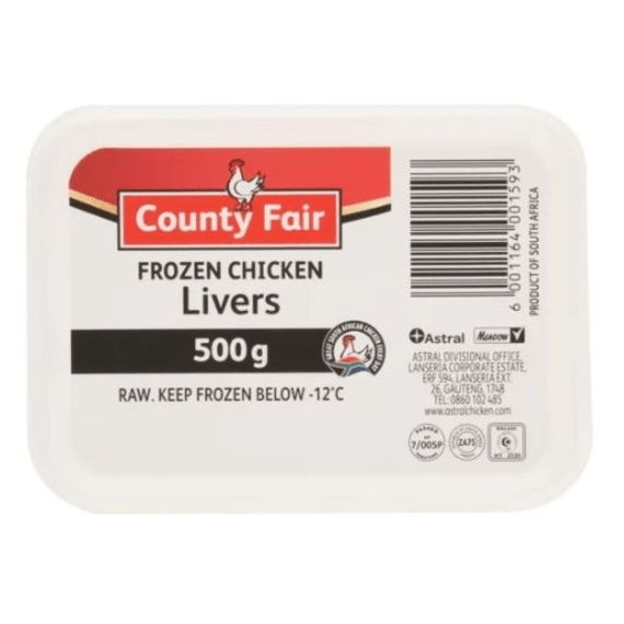 County Fair Chicken Liver Tub 500g | Agrimark