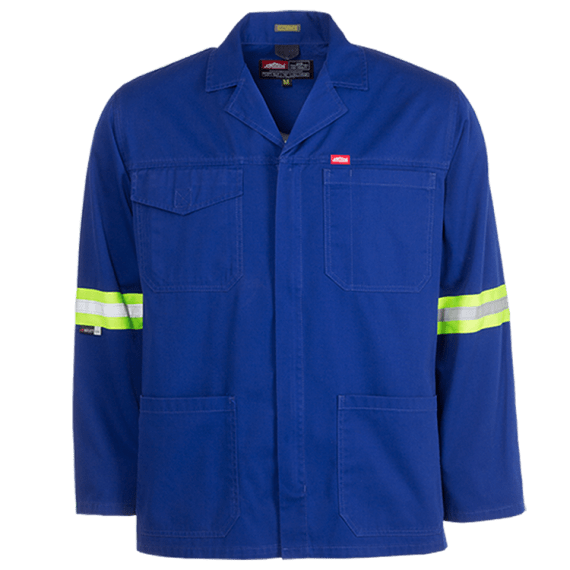 Jonsson 100% Cotton Reflective Work Jacket | Agrimark