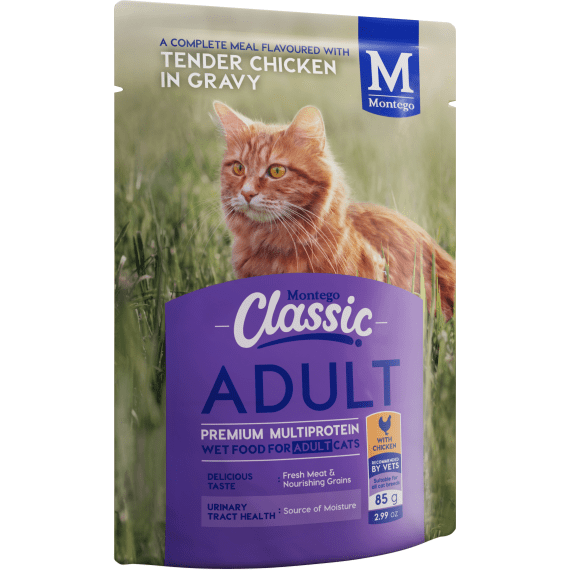 Montego Cat Pouch Adult Chicken 85g | Agrimark