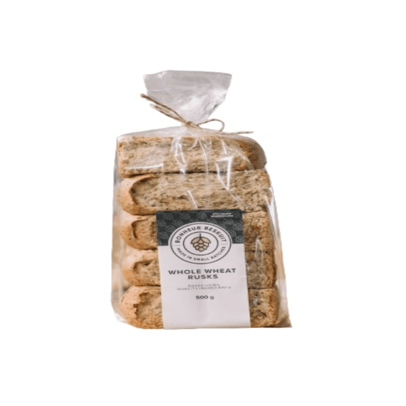 Bonheur Whole Wheat Rusks 500g | Agrimark