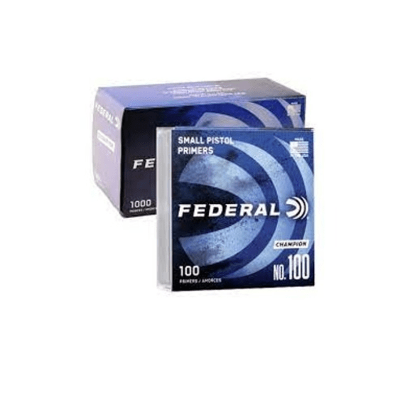 FEDERAL PRIMERS SMALL PISTOL 100 | Agrimark