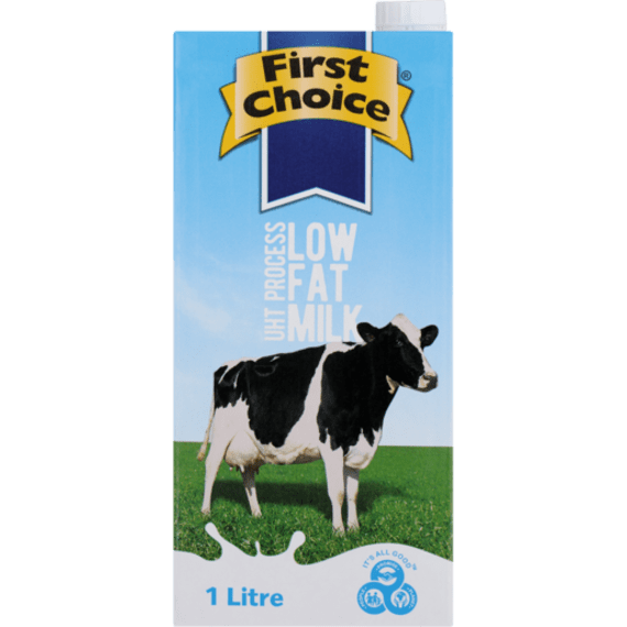 First Choice UHT Low Fat Milk 1L | Agrimark