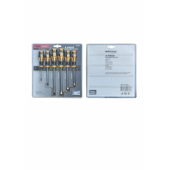 Eurotool Screwdriver Setyellow6pc | Agrimark