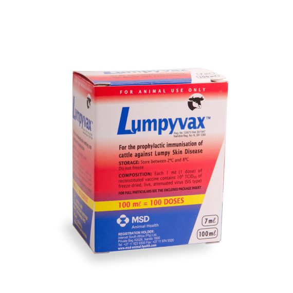 MSD Vaccine Lumpyvax | Agrimark