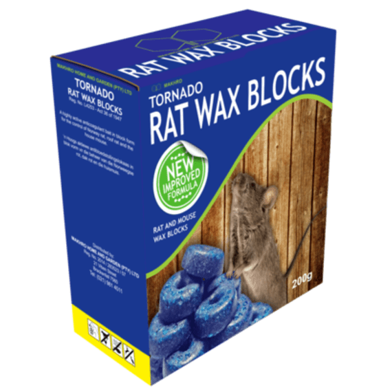 Makhro Rat Kill Wax Blocks 200g | Agrimark