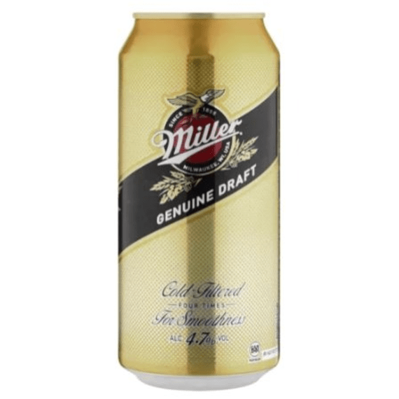 Miller Genuine Draft Can 440ml | Agrimark