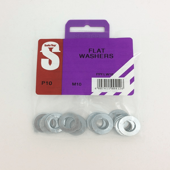 Safetop Washer Flat Galv | Agrimark