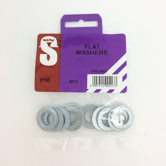 Safetop Washer Flat Galv | Agrimark