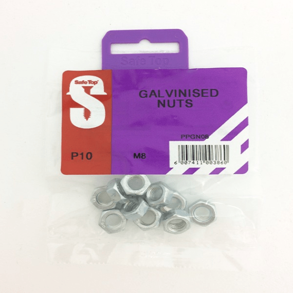 Safetop Nut Galv | Agrimark