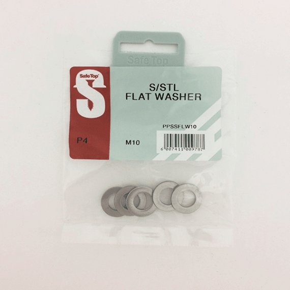 Safetop Washer Flat S/S | Agrimark