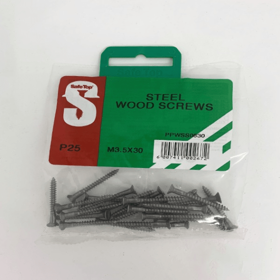 Safetop Screw Wood CSK Steel | Agrimark
