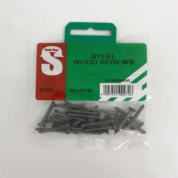Safetop Screw Wood CSK Steel | Agrimark