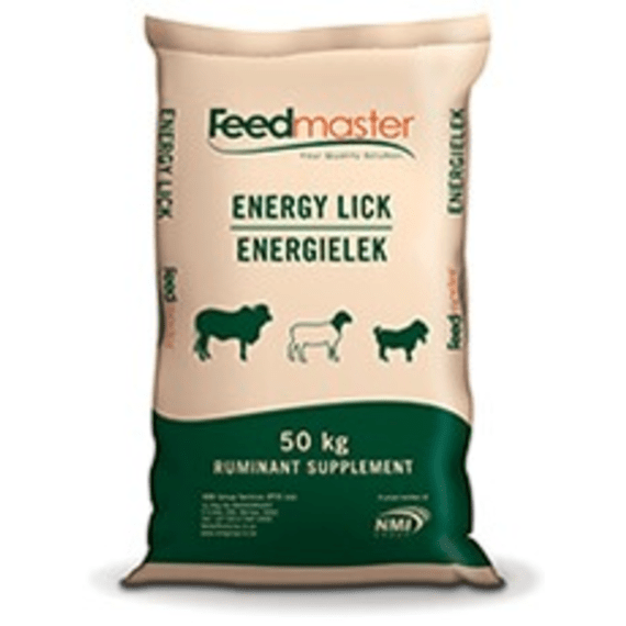 Feedmaster Energy Lick Meal 50kg | Agrimark