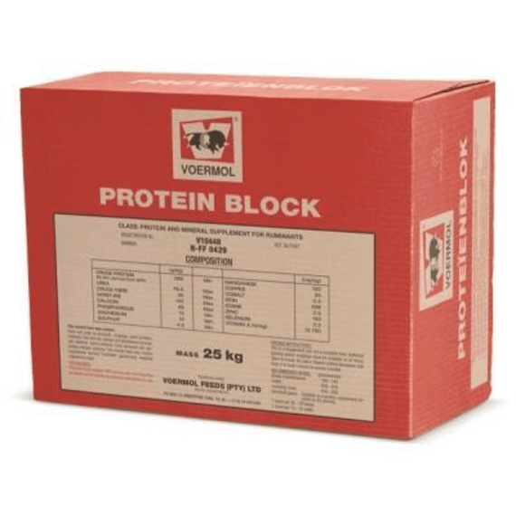 Voermol Protein Block 25kg | Agrimark