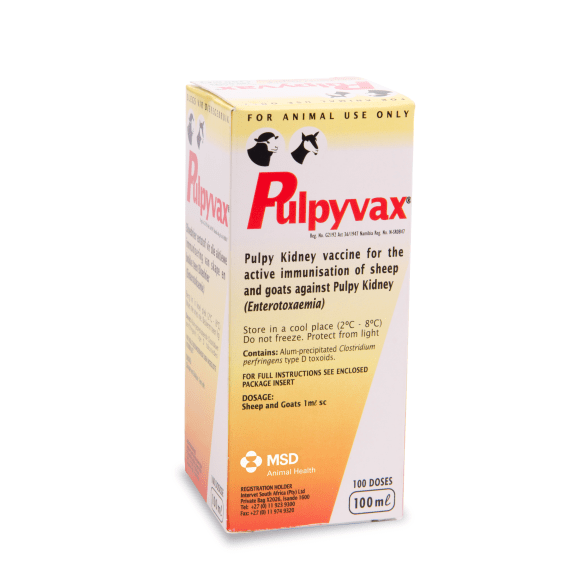 MSD Vaccine Pulpyvax 100ml | Agrimark