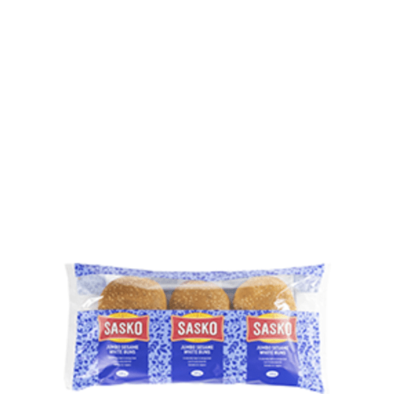 Sasko Regular Sesame Burger Bun 6's | Agrimark