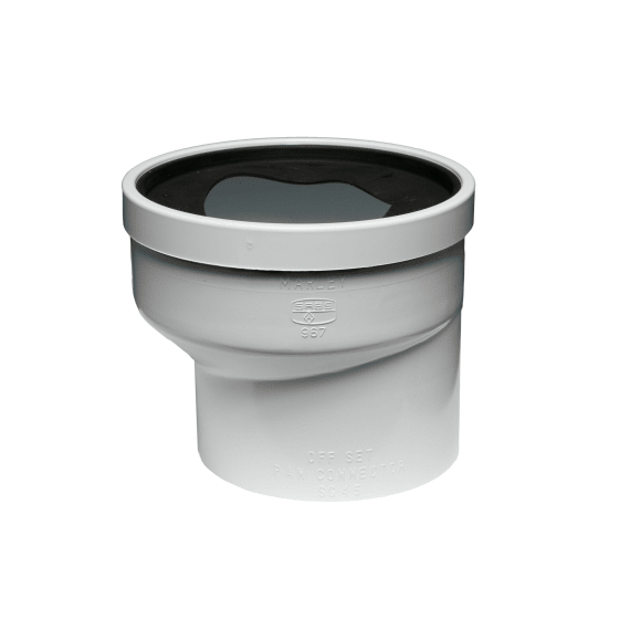 Marley Pvc Sv Pan Collar Wc Offset 110mm | Agrimark