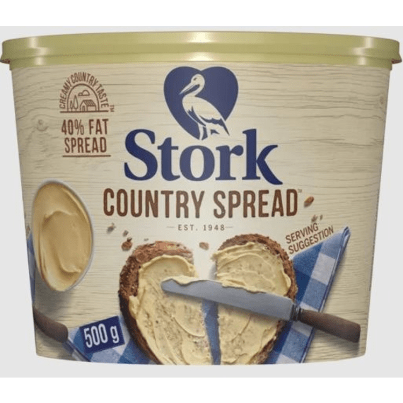 Stork Country Spread 40% Tub Round 500g | Agrimark