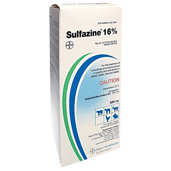 Elanco Sulfazine 16% Sol. 500ml | Agrimark