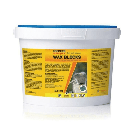 Coopers Ultrakill Rat & Mouse Wax Block | Agrimark