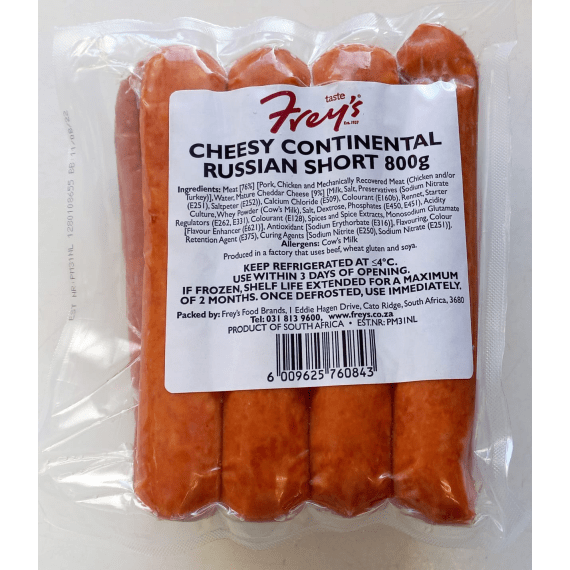Frey's Cheese Russians 800g | Agrimark